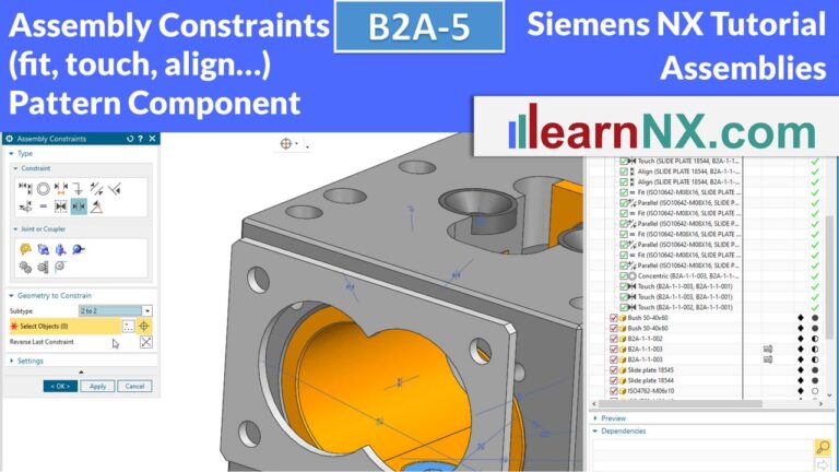 Siemens NX Assemblies Course – Assembly Design & Workflow