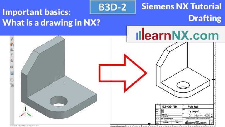 Siemens NX Drafting Course – Technical Drawing Tutorials