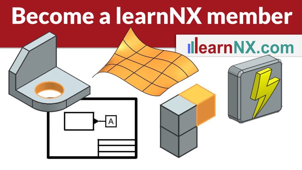 NX Tutorial Modeling | Sketch, revolve and screw hole