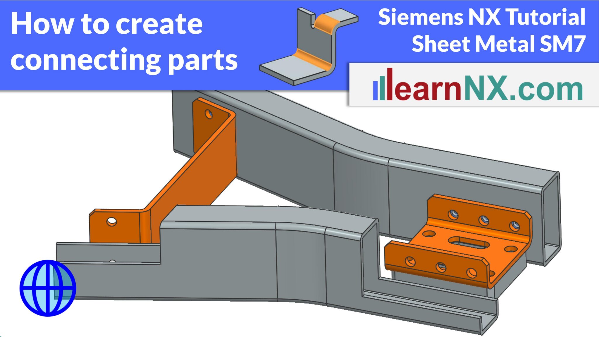 Adaptive Connecting Parts with Multi-Bend References | Siemens NX Sheet ...